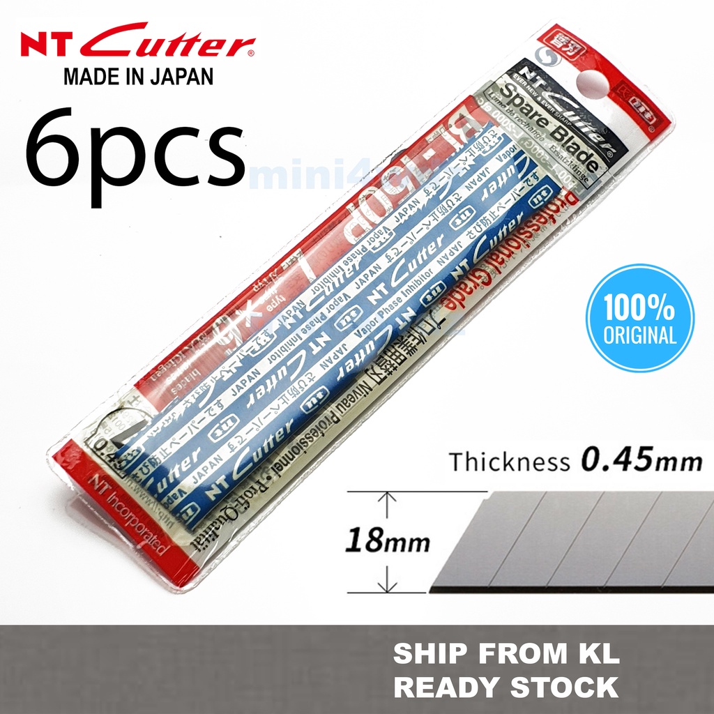 Original NT CUTTER BL-150P Spare Blade Professional Grade Refill (Hobby ...