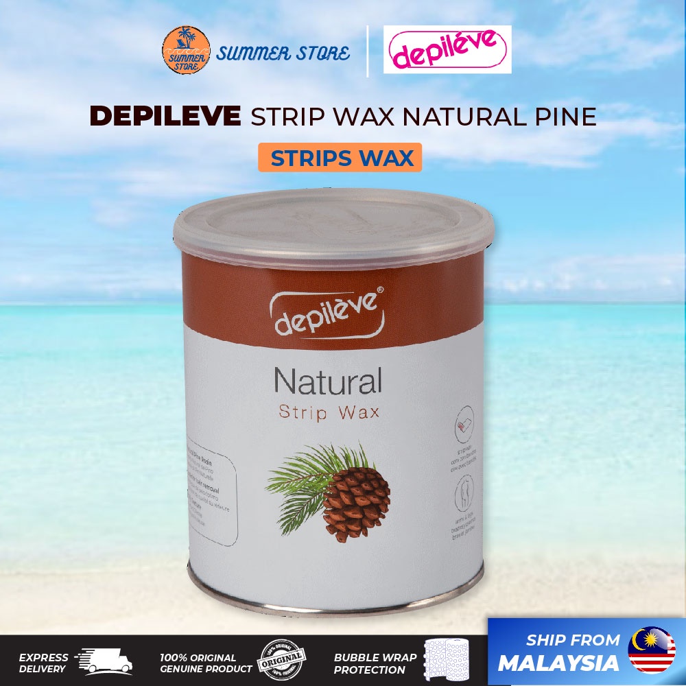 Depileve Intimate Natural Pine Rosin Strip Wax (400g/800g) | Shopee ...