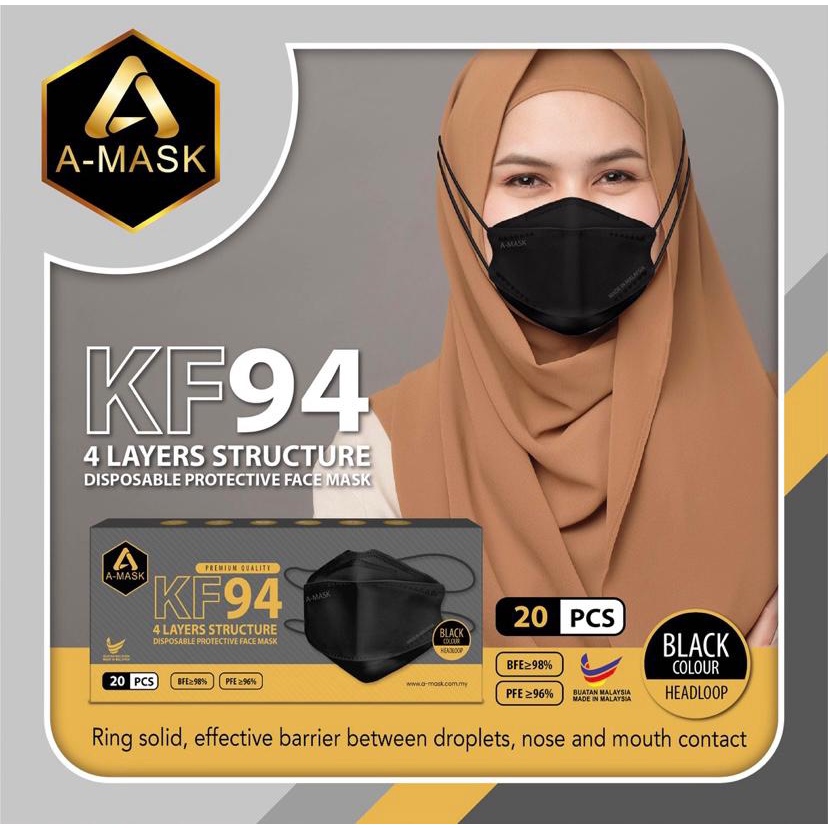 A-Mask KF 94 Face Mask (Earloop & Headloop) | Shopee Malaysia