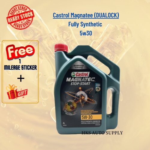 NEW DUALOCK CASTROL MAGNATEC STOP-START 5W30 SN FULLY SYNTHETIC ENGINE ...