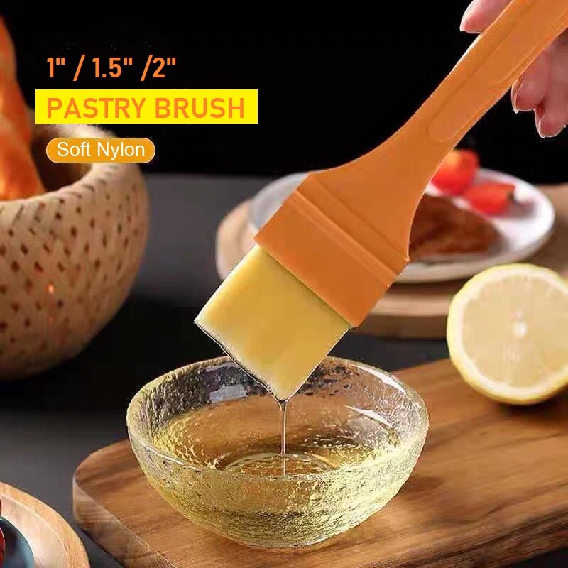 Soft Nylon Pastry Brush Baking Brush BBQ Cooking Oil Honey Cake Cream ...