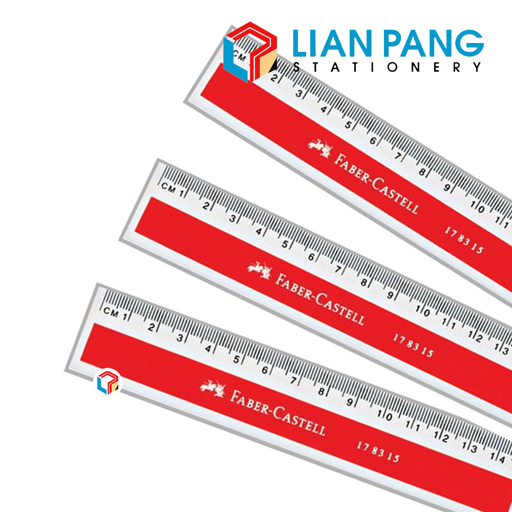 Faber-Castell Straight Plastic Ruler 15cm/30cm | Shopee Malaysia