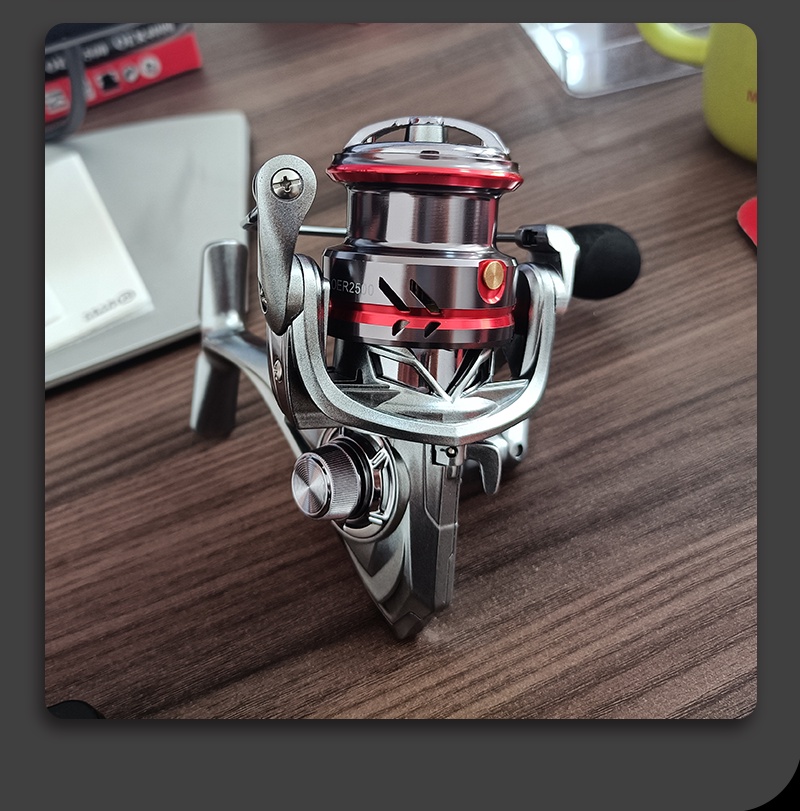 SEASIR OER Ultra Light Long Throw Aluminum Shallow Spool Spinning ...