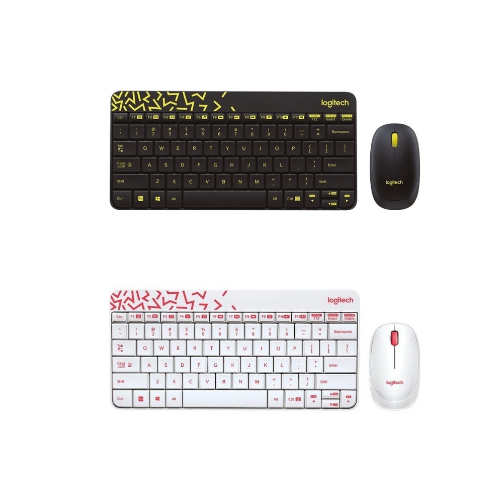 LOGITECH MK240 Nano Wireless Keyboard & Mouse Combo (Black/White ...