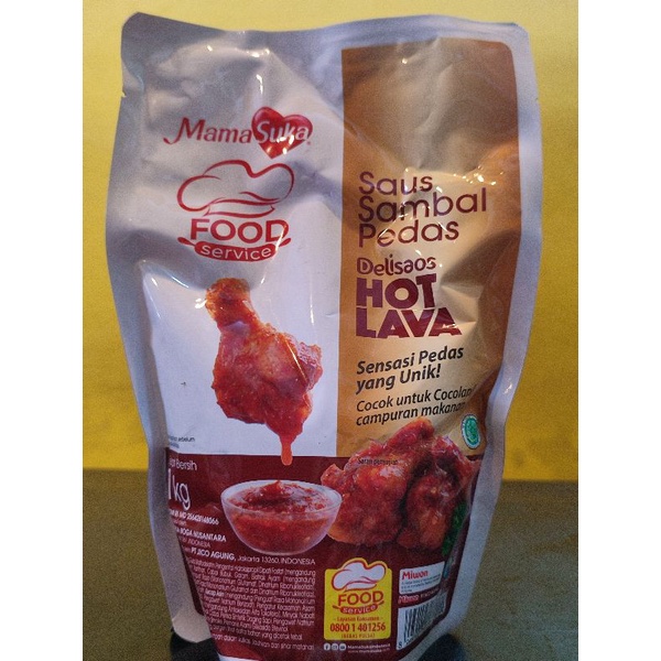 Mamasuka Hot Lava Chili Sauce - 1kg | Shopee Malaysia