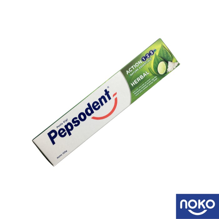 Pepsodent Action 123 Herbal Toothpaste (120g) - Natural Freshness ...
