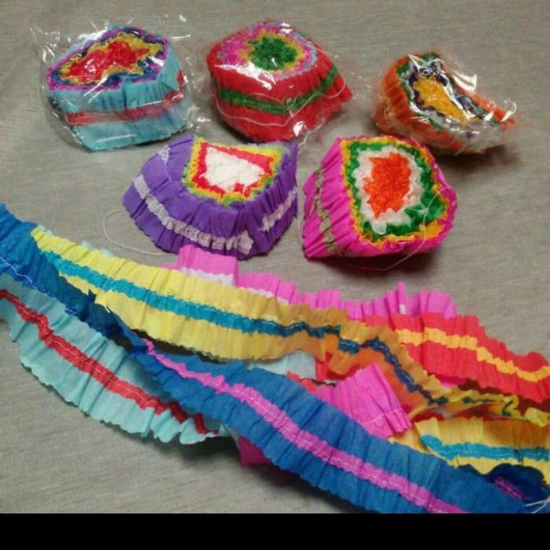 Crepe paper/crepe paper, cut crepe paper, decorative party decorations ...
