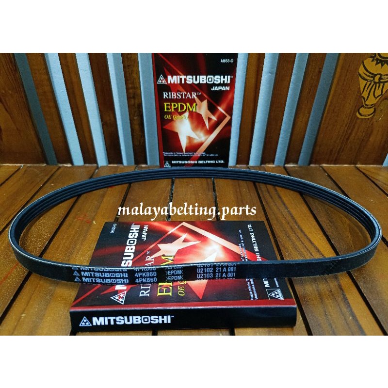 TOYOTA HIACE ( RZH112 ) CEFIRO / STATLET ( 4PK860 ) FAN BELT MITSUBOSHI ...