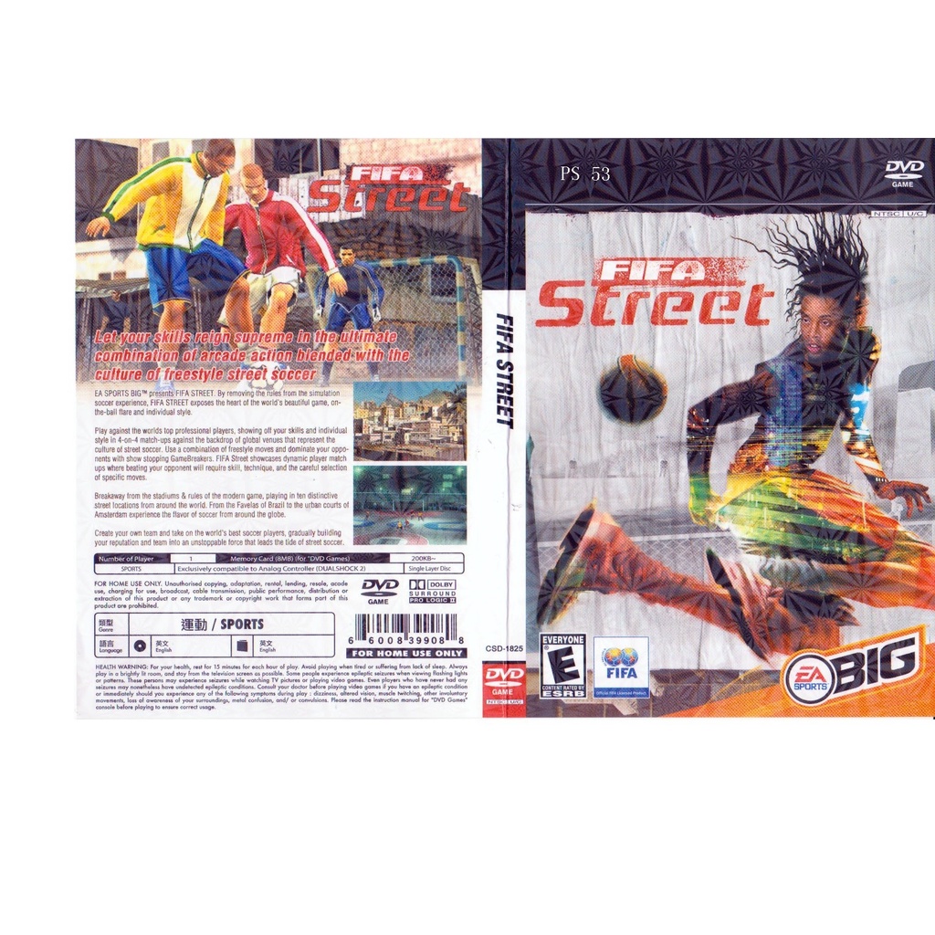 PS2 GAME COLLECTION FIFA STREET | Shopee Malaysia