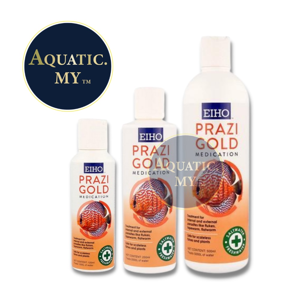 EIHO Prazi Gold (120ml/250ml/500ml) Medication For Aquarium | Shopee ...