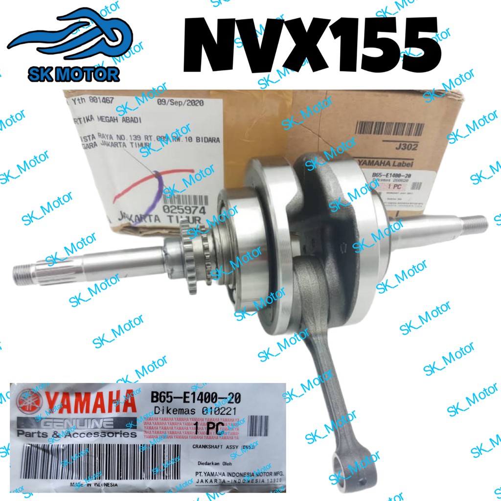 Yamaha NVX155 NVX 155 Original Crankshaft B65-E1400-20 Crank Shaft Assy | Shopee Malaysia