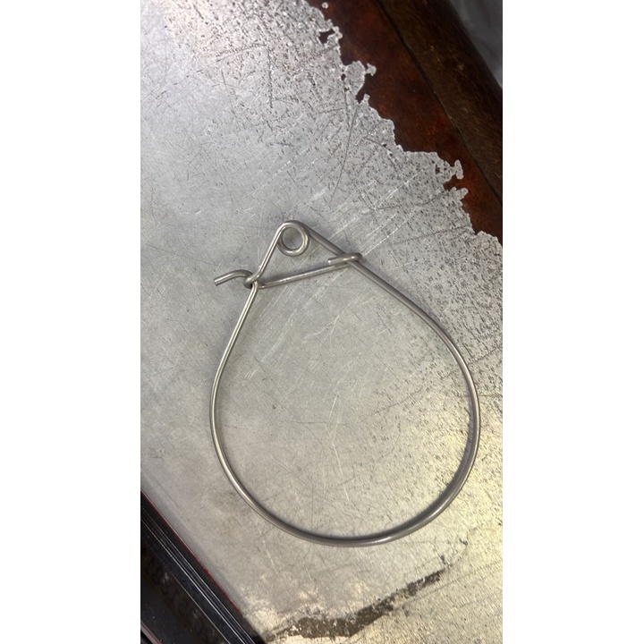 GALI WITH HOLE GALI IKAN STAINLESS STEEL FISH MOUTH CLIP HANGER heavy ...