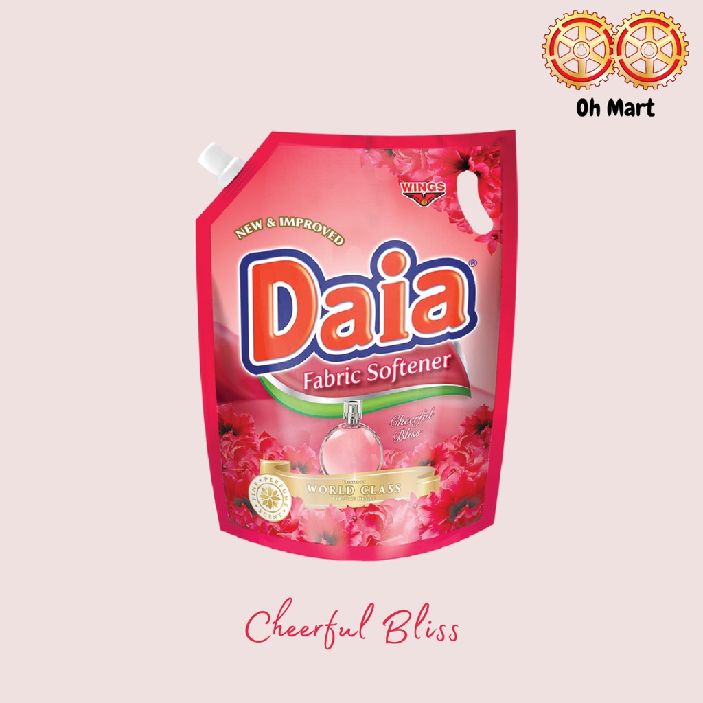 Daia Fabric Softener Refill Pack Assorted Fragrance 1.4/1.8 Litre | Shopee Malaysia