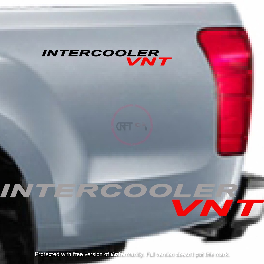 CFS277 Toyota Hilux Intercooler VNT Logo Stiker Sticker Vinyl Decal ...