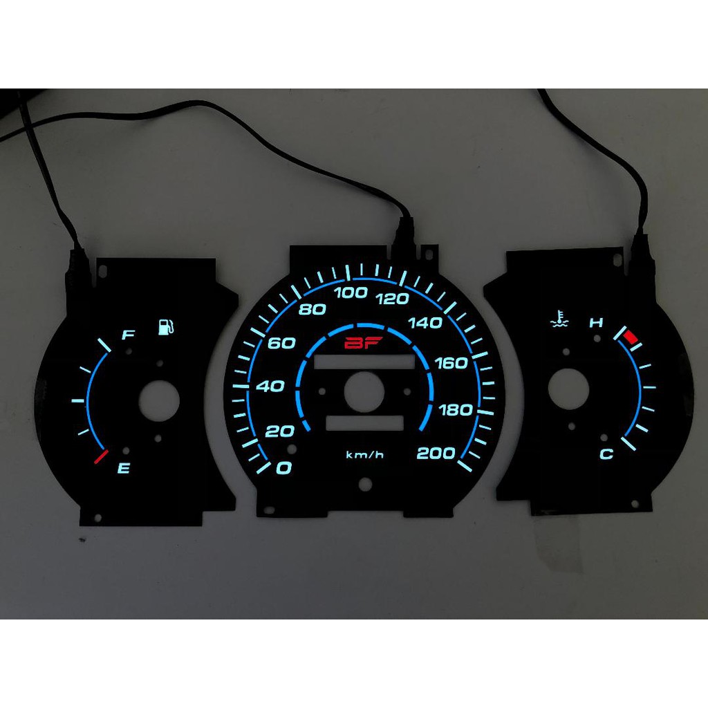 Proton Wira Satria 1.3 EL Meter Panel Papan Accessories Black Face ...