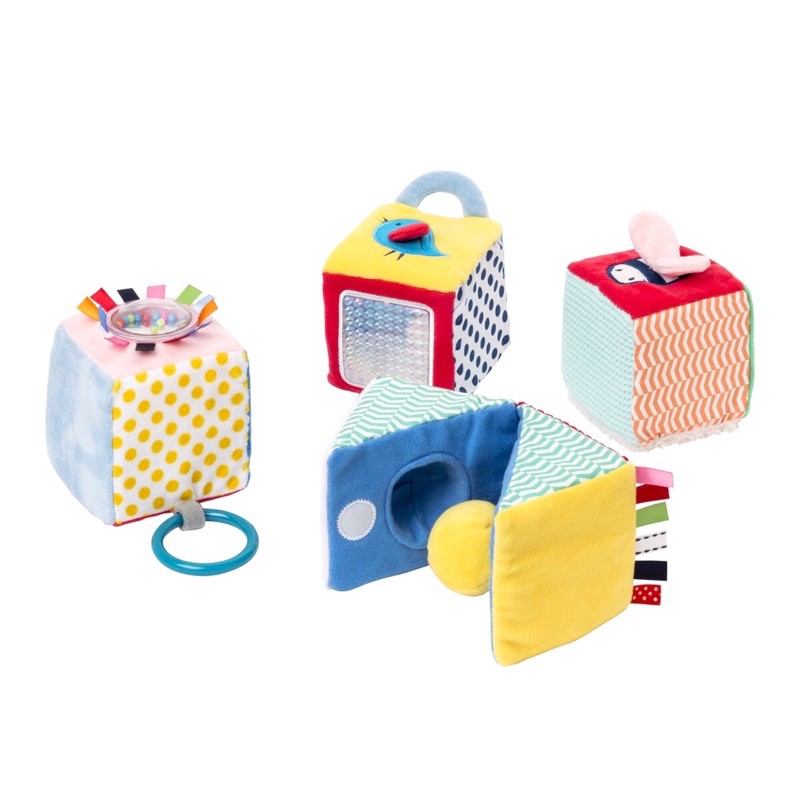 France Oxybul Soft Cubes Baby Kids Infant Activity Colorful Stack Up ...