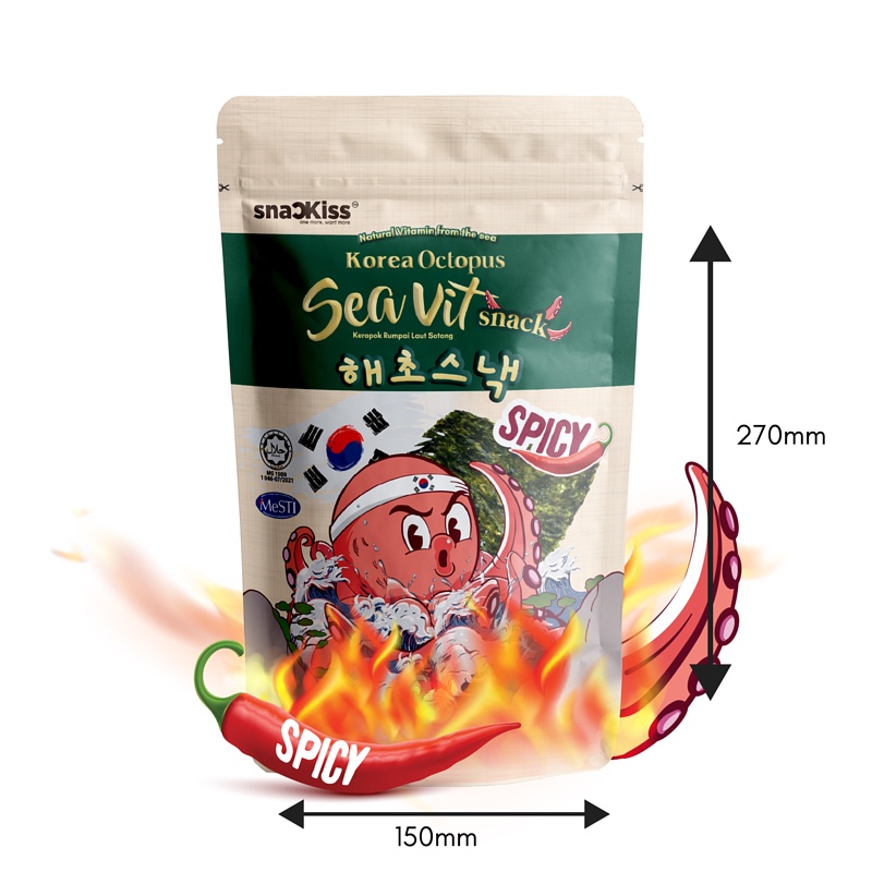 Healthy Snacks: Korea Seaweed / Seavit (Salted Eggl/Vegan Flavour ...