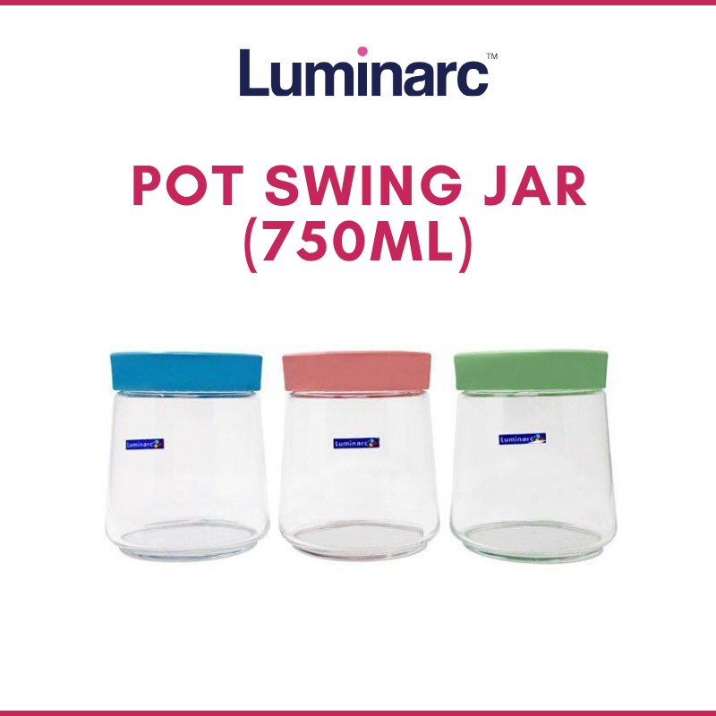Luminarc Pot Swing Jar 750ml (3pcs Set) | Shopee Malaysia