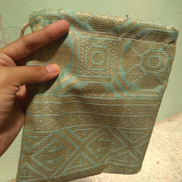 Beg uncang kain songket (random colour) | Shopee Malaysia