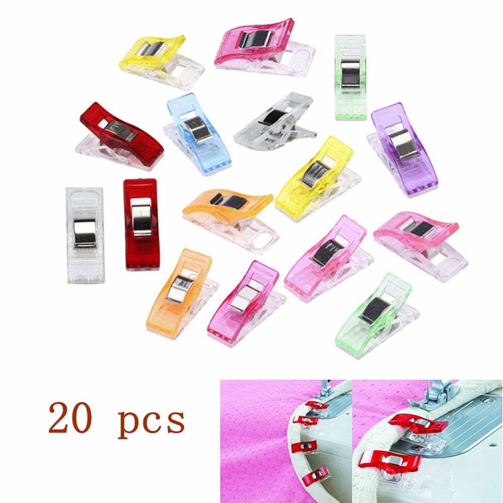 20Pcs Wonder Clips Sewing Clips Fabric Clips for Quilting Crafting Pack ...