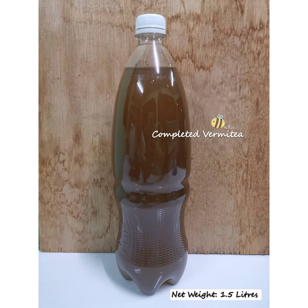 1.5L Vermicompost Tea (VermiTea) Liquid Fertilizer Baja Air Cacing ...