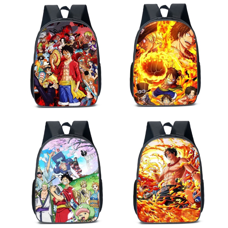 One Piece Luffy One Piece Bag Backpack Student One Piece Backpack ...