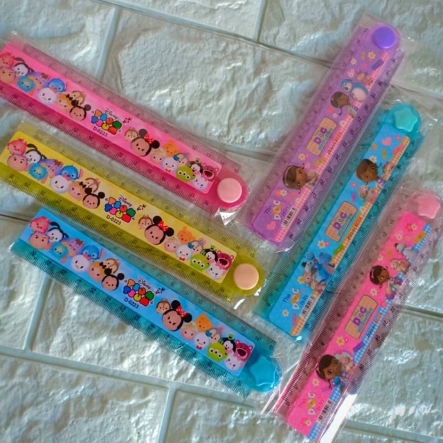 Folding Ruler Disney Cartoon 30cm | Shopee Malaysia