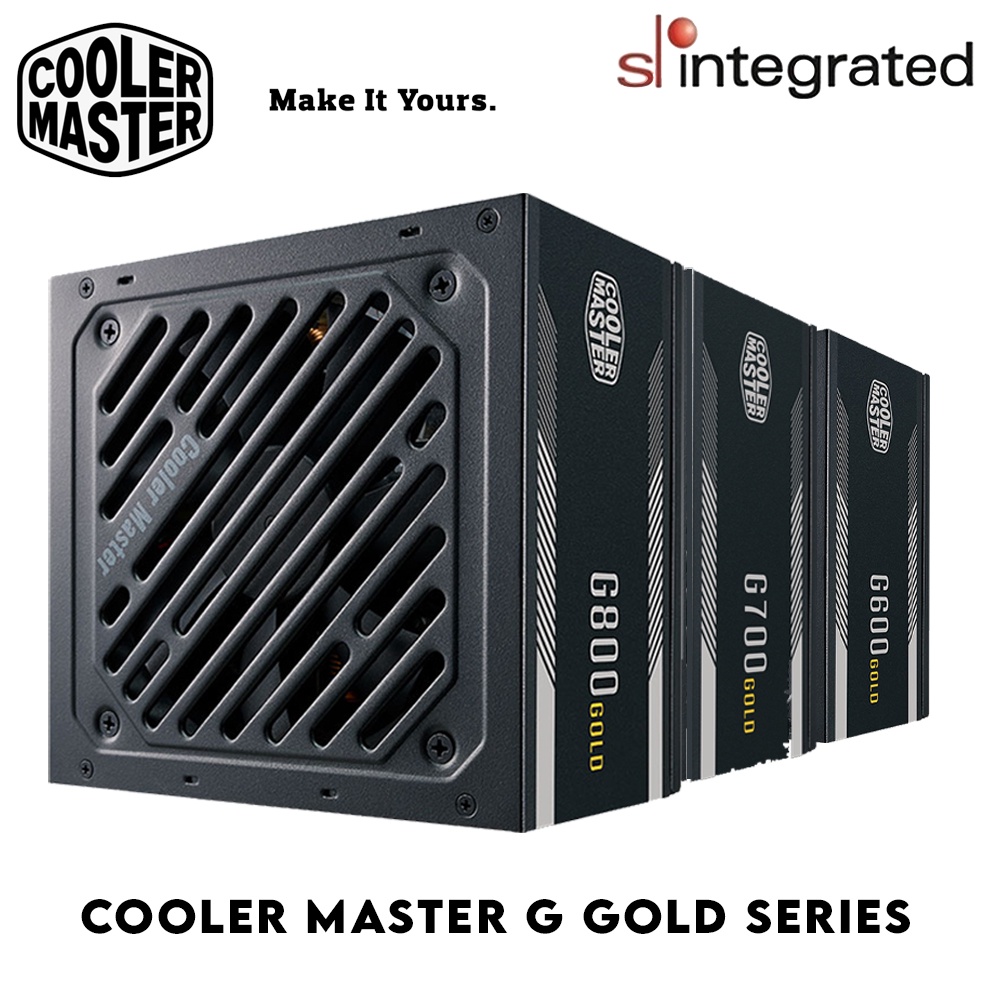 Cooler Master G Gold Series 80+ Power Supply - G600 GOLD/G700 GOLD/G800 ...