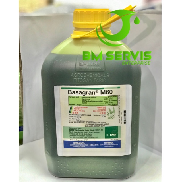 Herbicide / Racun Rumpai Basagran M60 (5L) | Shopee Malaysia