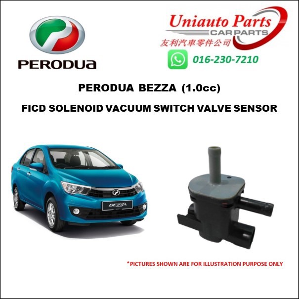 PERODUA BEZZA (1.0cc) FICD SOLENOID VACUUM SWITCH VALVE SENSOR | Shopee ...