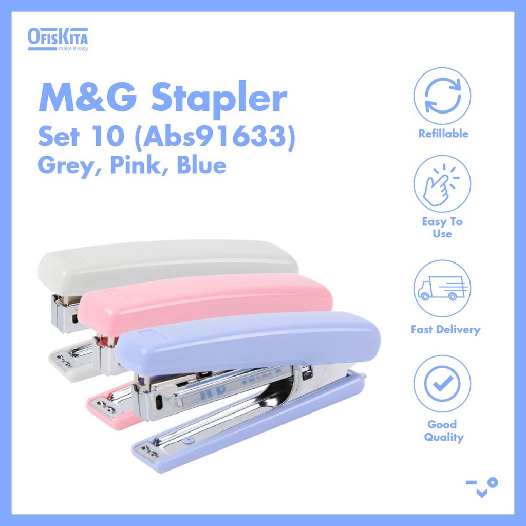 M&G Stapler Set 10# (Abs91633) (Abs92694) | Shopee Malaysia