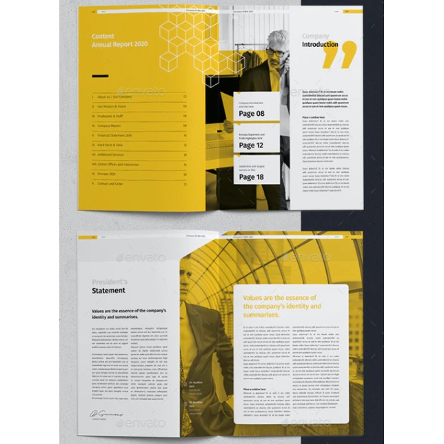 Company Profile Brochure Design Template | Fully Editable | Shopee Malaysia