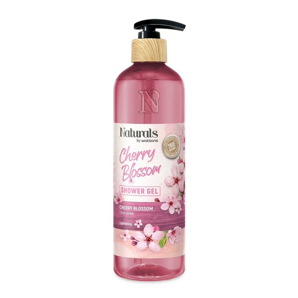 NATURALS BY WATSONS Cherry Blossom Shower Gel 490ML | Shopee Malaysia