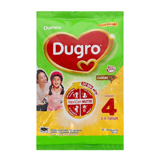Dumex Dugro Langkah 4 Coklat, Step 4 Chocolate Flavor Milk Powder For ...