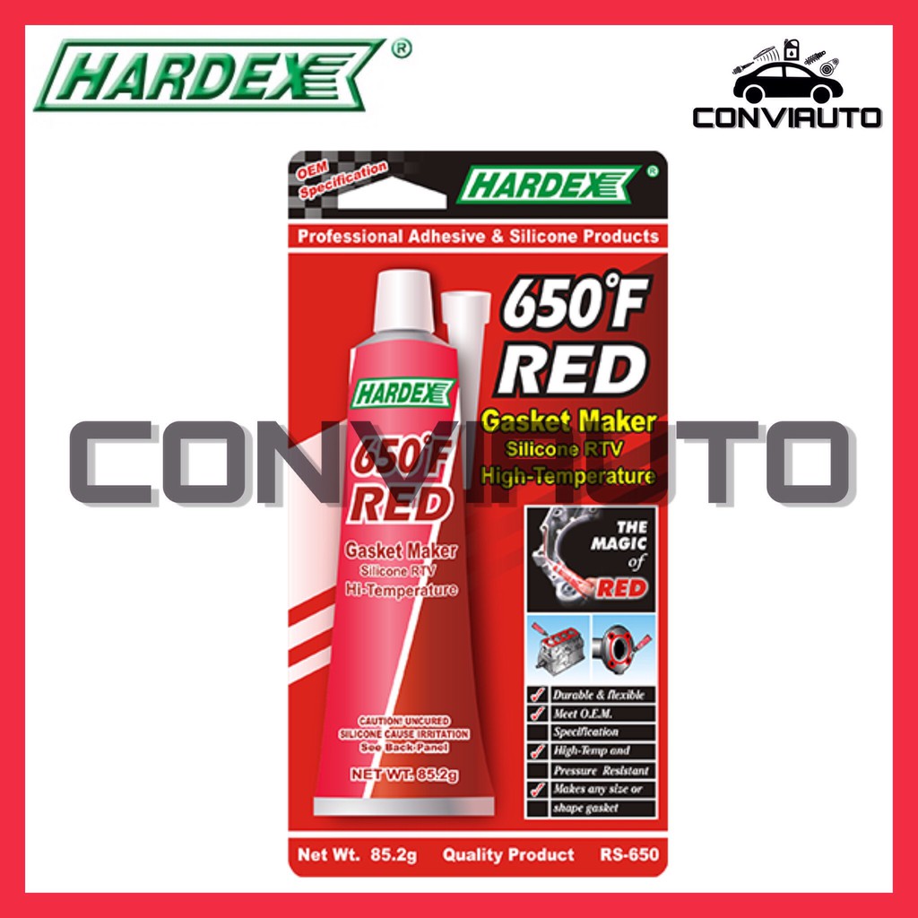 HARDEX GASKET MAKER HI TEMP SILICONE (RS650) | Shopee Malaysia