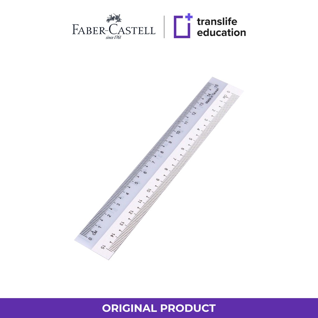 [Translife] Plastic Straight Ruler / Bendable / Soft / Flexible Student Ruler / Pembaris 15cm ...