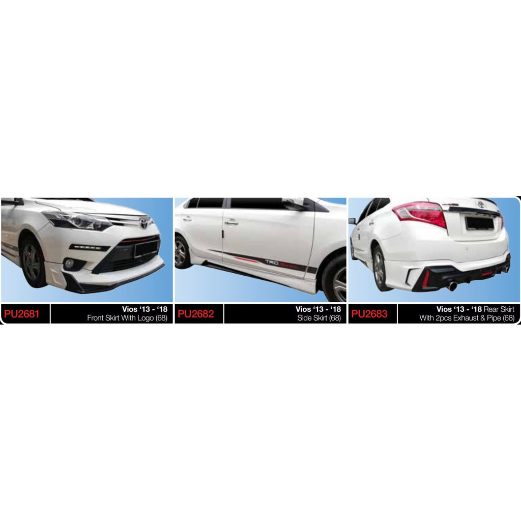 Toyota vios ncp150 2013 2014 2015 2016 2017 2018 Drive 68 bodykit body ...