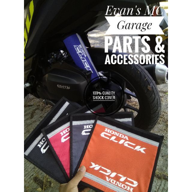 (DIY Honda Click Shock COVER for V1 and V2(GC) Stocko | Shopee Malaysia