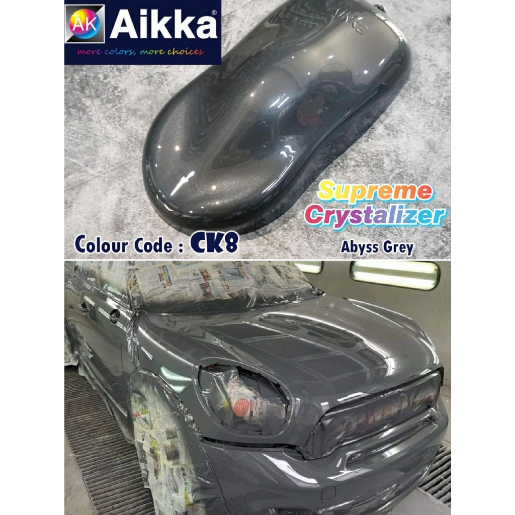 AIKKA CK8 ABYSS GREY SUPREME CRYSTALIZER /2K PAINT / CAT KERETA/ CAT BANCUH | Shopee Malaysia