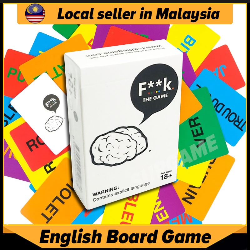 Ready Stock★★Card Game ：F**K the Game A Funny Party Game | Shopee Malaysia