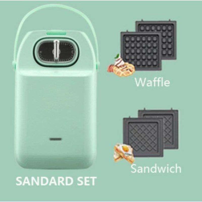 MERDEKA SALE🎉🎉🎉 SANDWICH AND WAFFLE MAKER PASTLE COLOUR | Shopee Malaysia