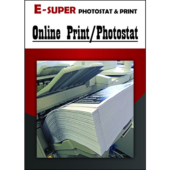 (0.05sen/Page)100PAGES Online Printing Service | A4 Black & White ...