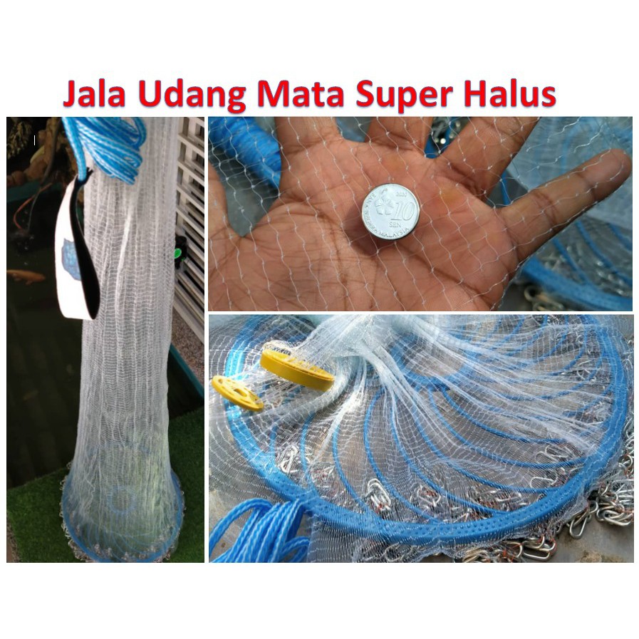Jala udang mata super halus. mata setengah inci | Shopee Malaysia
