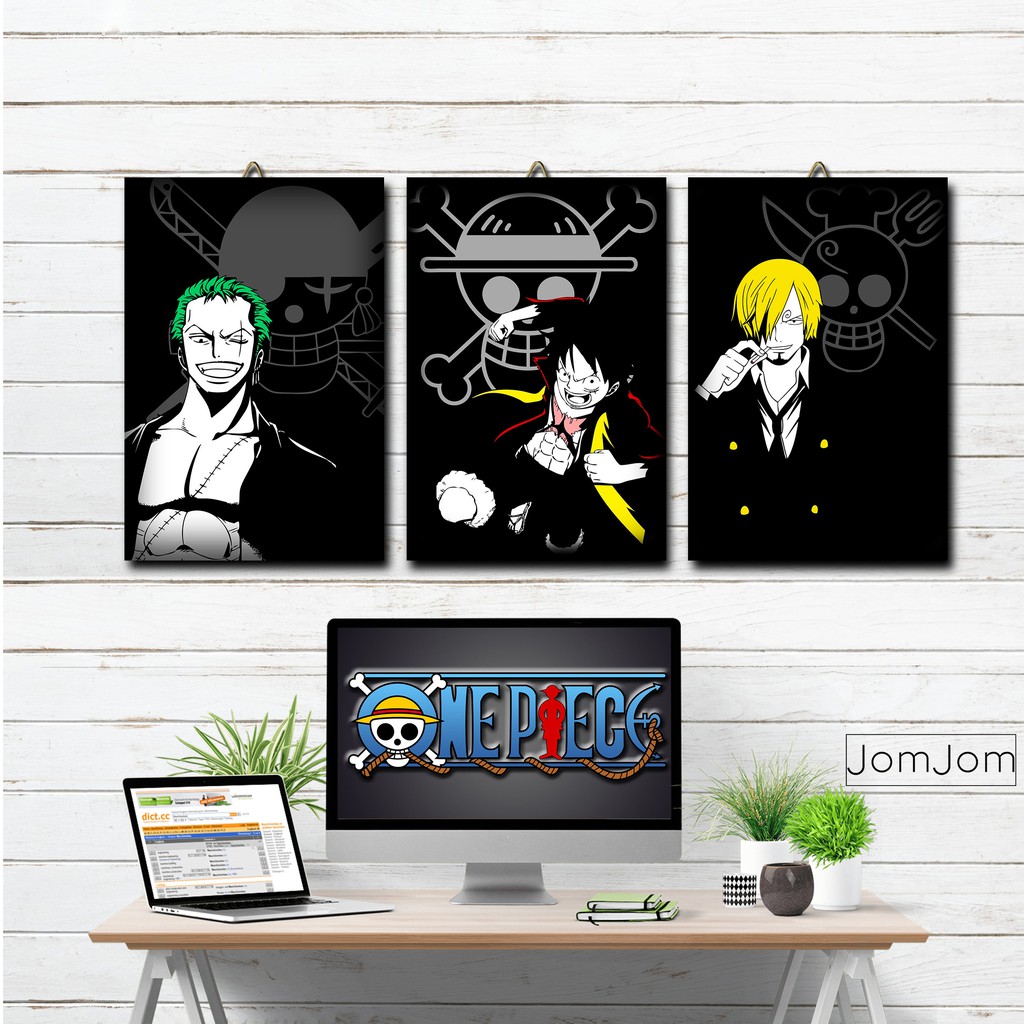 KAYU One piece Luffy Anime Wooden Poster/Room Decoration/Cool Poster ...
