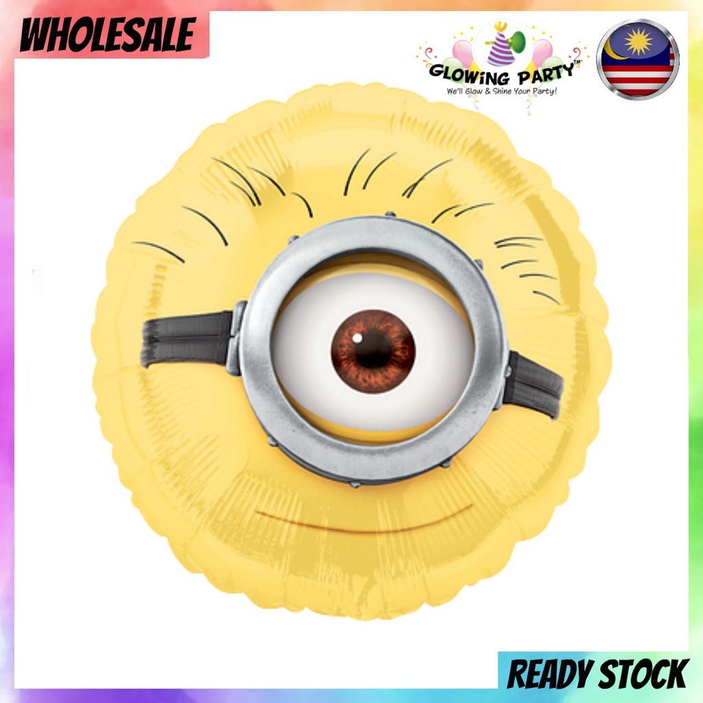 MINION HEAD 18" Foil Balloon Brand Anagram (Original from USA) | Shopee ...