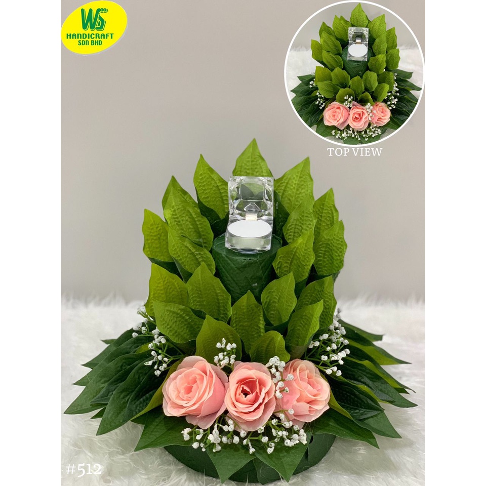 Sirih Junjung Artificial Bersama Bekas Cincin Sirih Junjung Customise