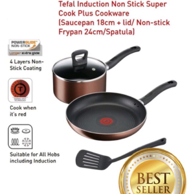 🍁TEFAL SUPER COOK PLUS COOKWARE SET🍁 | Shopee Malaysia