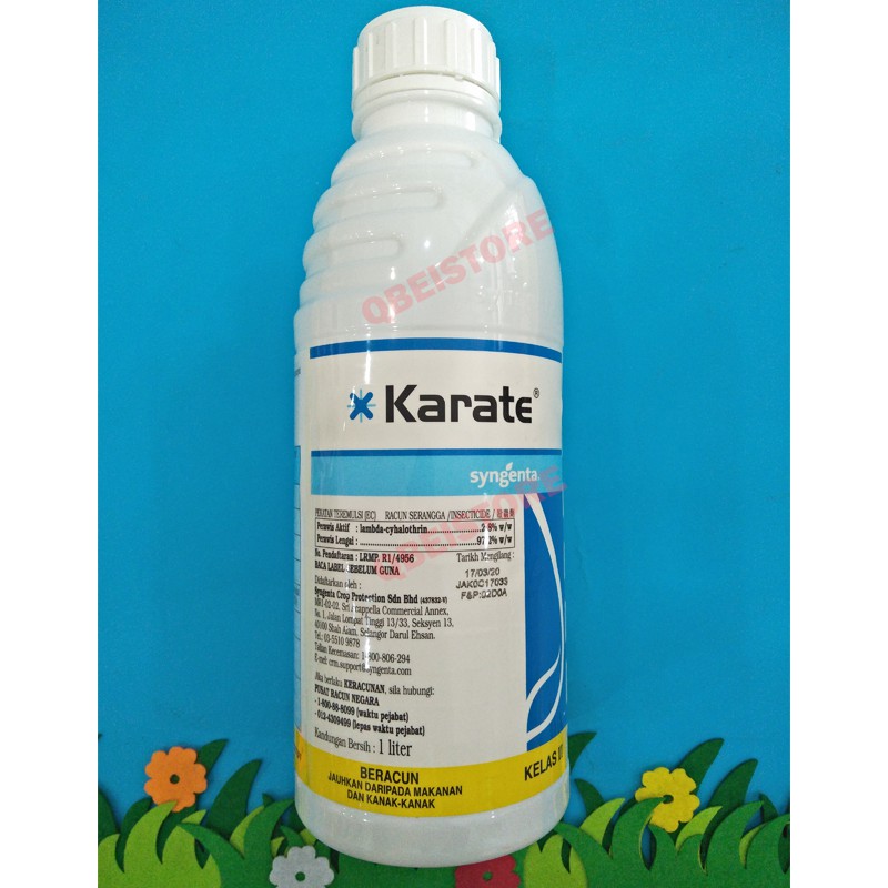 KARATE 1L - Hapus Ulat Kuntum / Pengorek Buah / Kumbang Tanduk - Sesuai untuk Cili Terung Bendi ...
