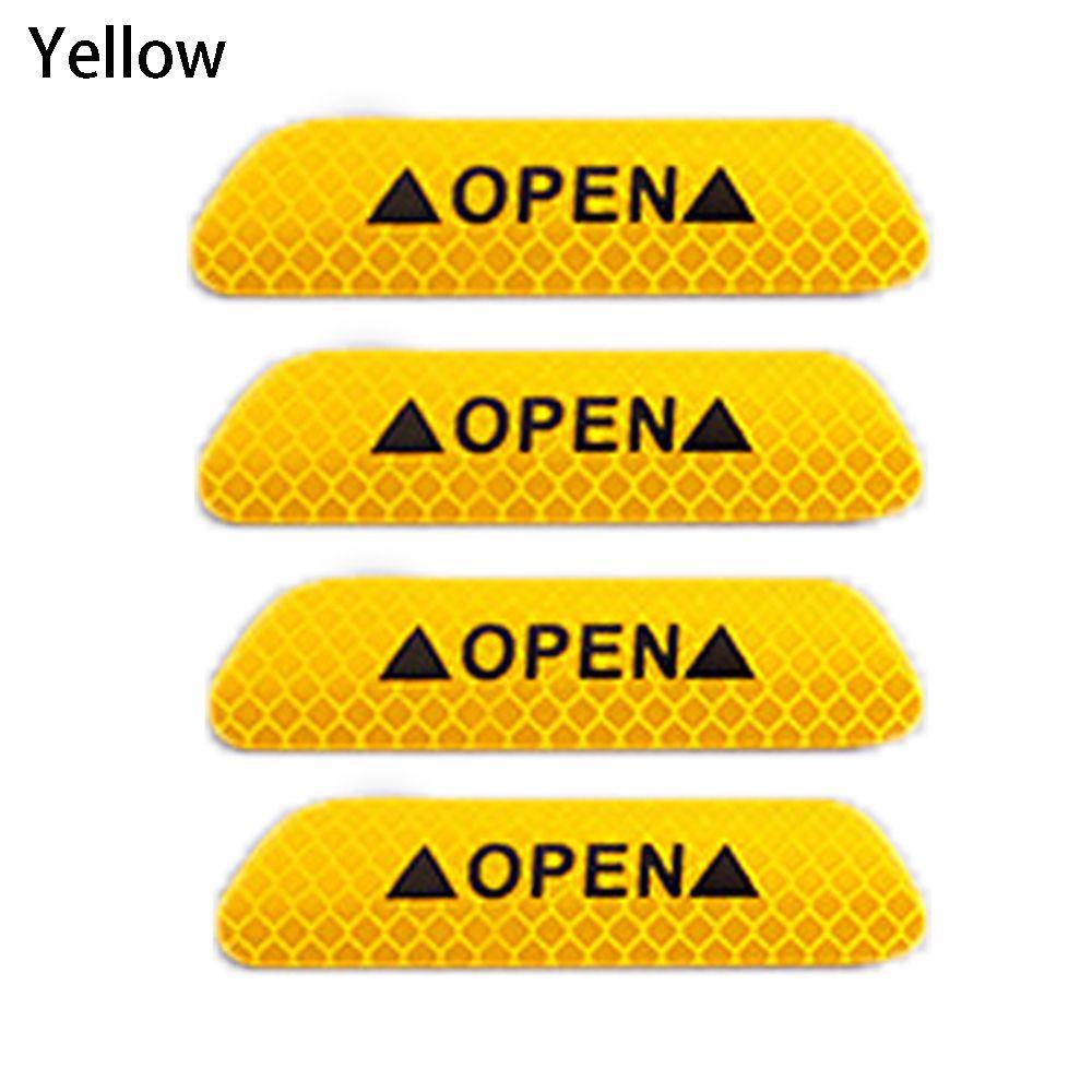 TOPABC Reflective Car Sticker Universal Reflective Tape Safety Bumper ...