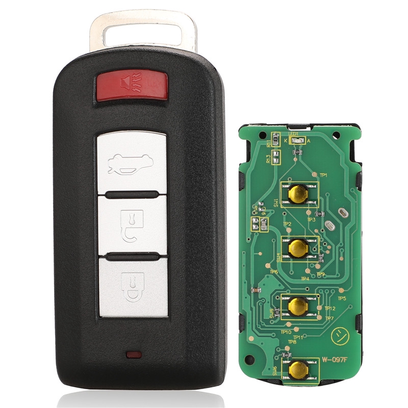 Keyless Go Smart Remote Key 3+1b 315mhz Id46 Pcf7952 For Mitsubishi ...